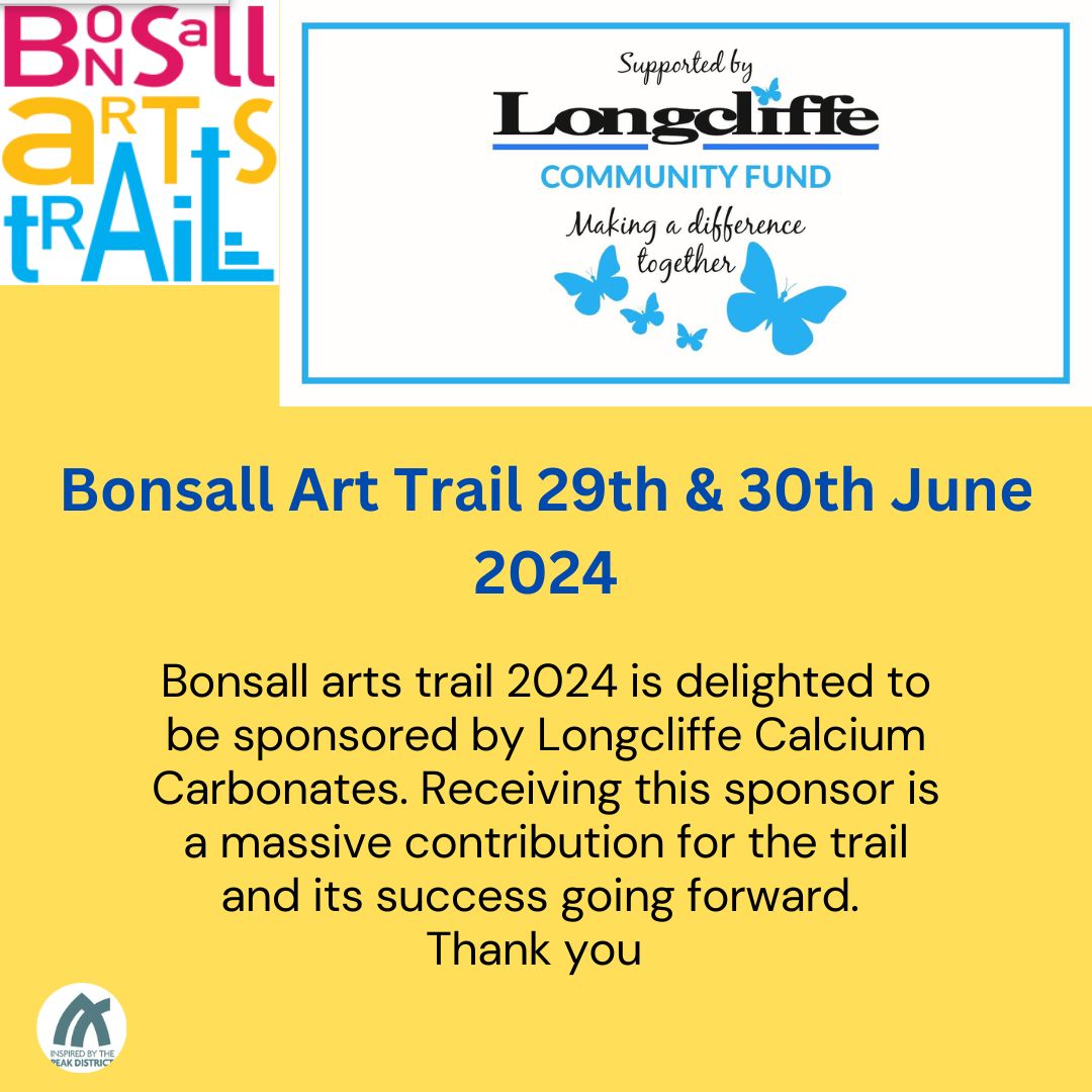 Longcliffe Sponsorship 2024 – Bonsall Arts Trail